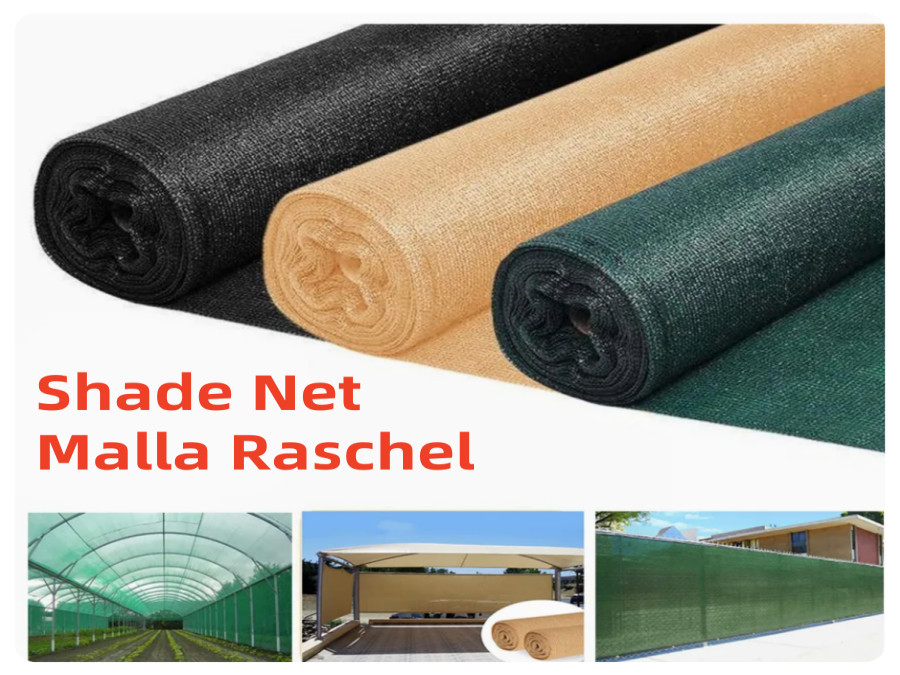 35%,50%,65%, 80%HDPE Polisombra Malla Raschel Sombra Malla Saran Shade Net